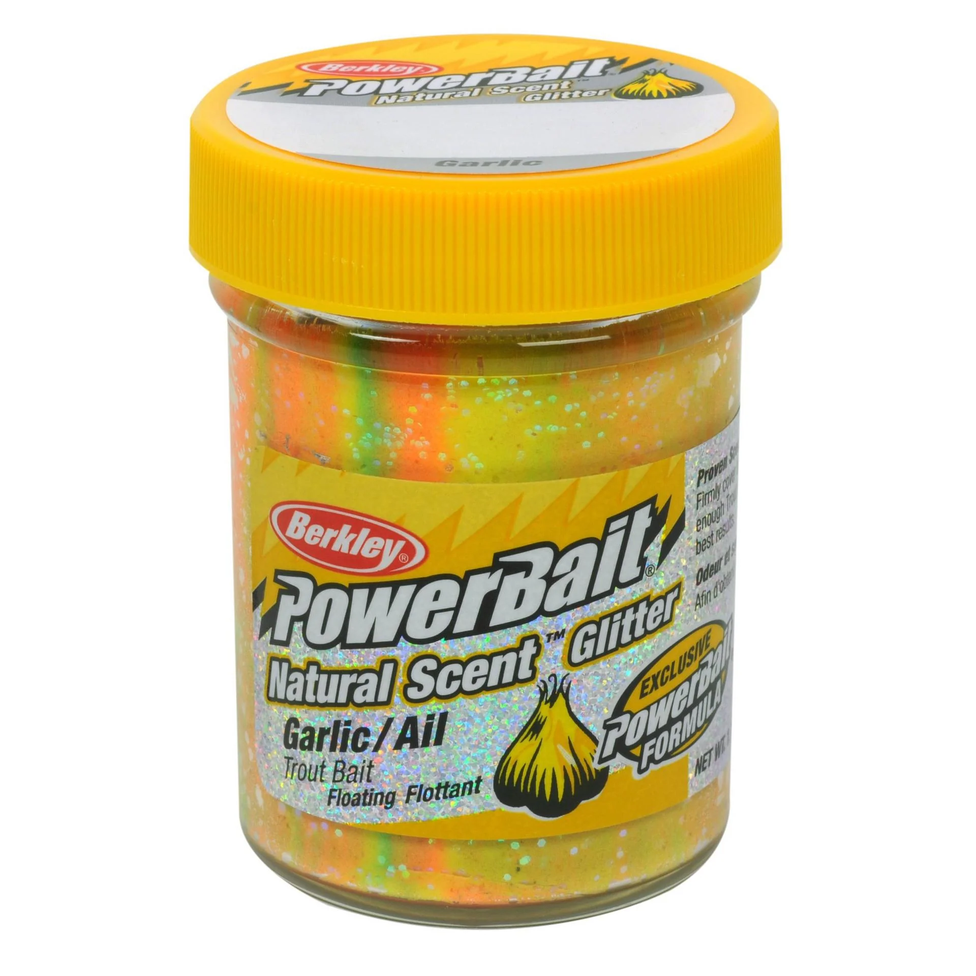Power Bait Trout Bait - Garlic Glitter Rainbow - Good Day Fishing